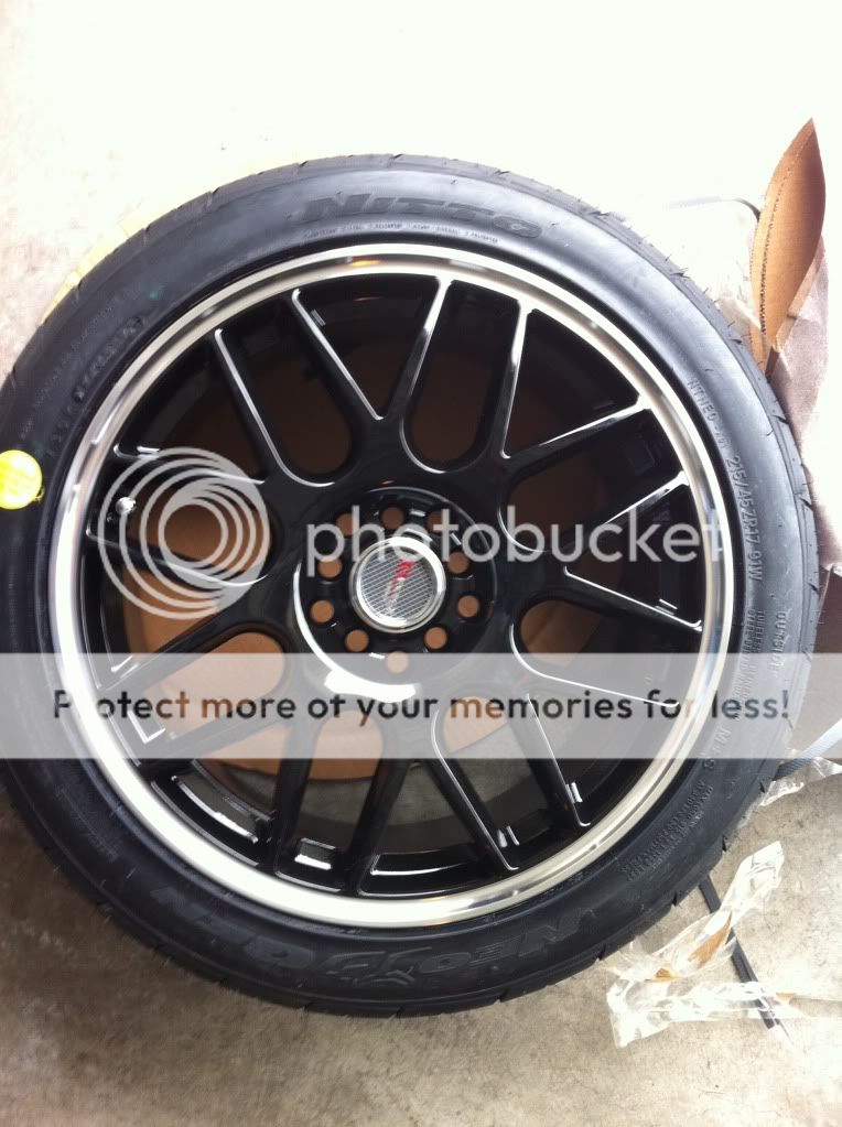 Upgraded to Drag Dr-34 gloss black - machined lip | 8th Generation ...